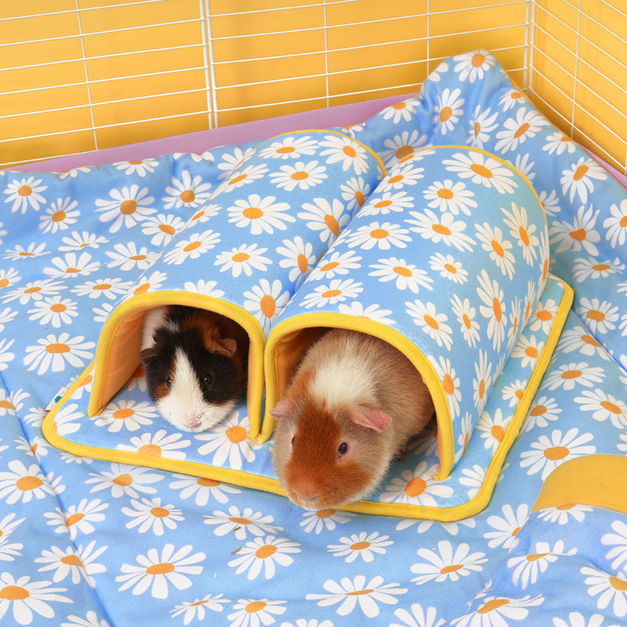 Daisy Guinea Pig Double Tunnel