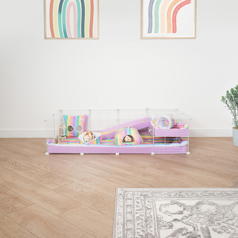 4x2 C and C Cage for Guinea Pigs with Loft | Kavee C&C Cages USA