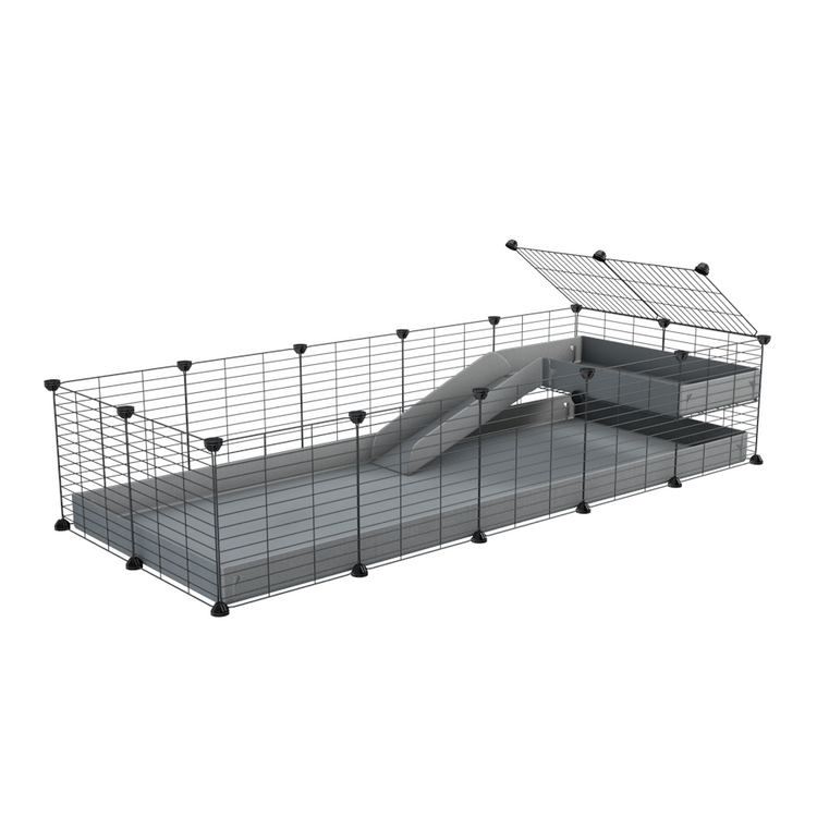 5x2 C and C Cage for Guinea Pigs with Loft | Kavee C&C Cages USA