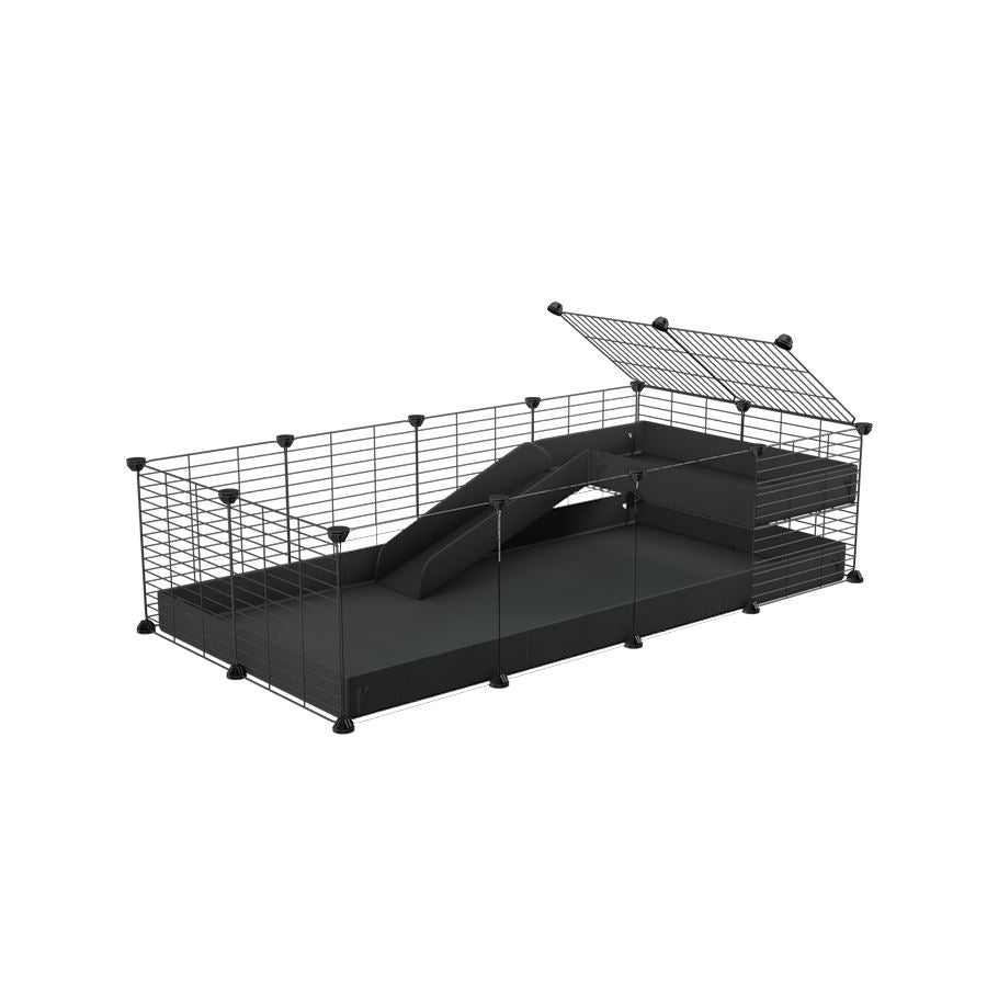 4x2 C and C Cage for Guinea Pigs with Loft | Kavee C&C Cages USA