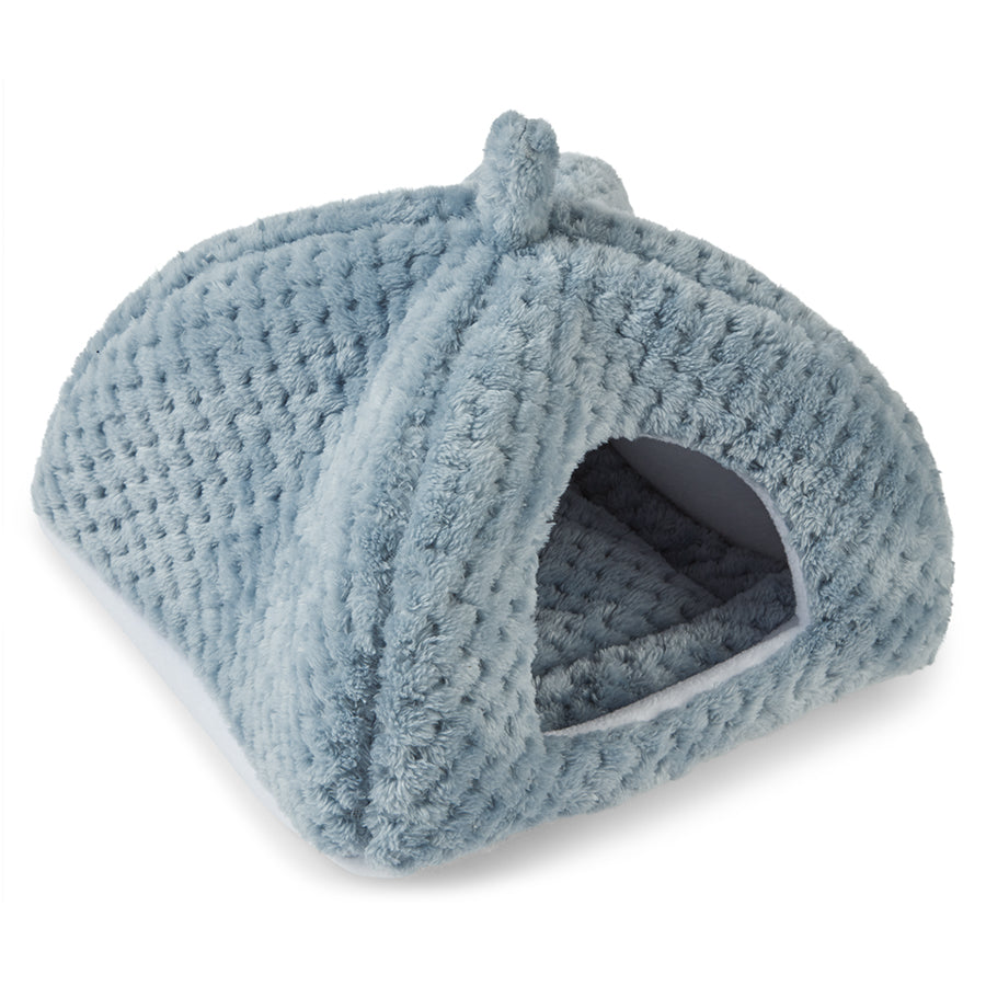 Extra Soft Fleece Hide for Guinea Pigs | Dusky Blue