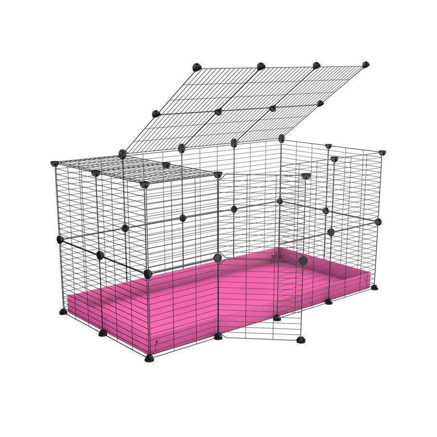 C and C enclosure 4x2 for rabbit - Kavee C&C Cages USA
